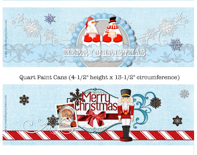 Controlling My Chaos: Holiday Paint Can Inserts . . . Finally