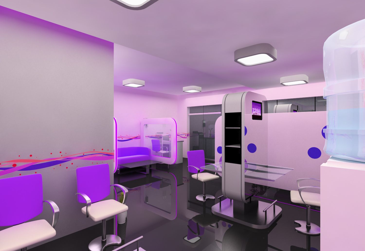 Gurooji Design: Ladies saloon - design