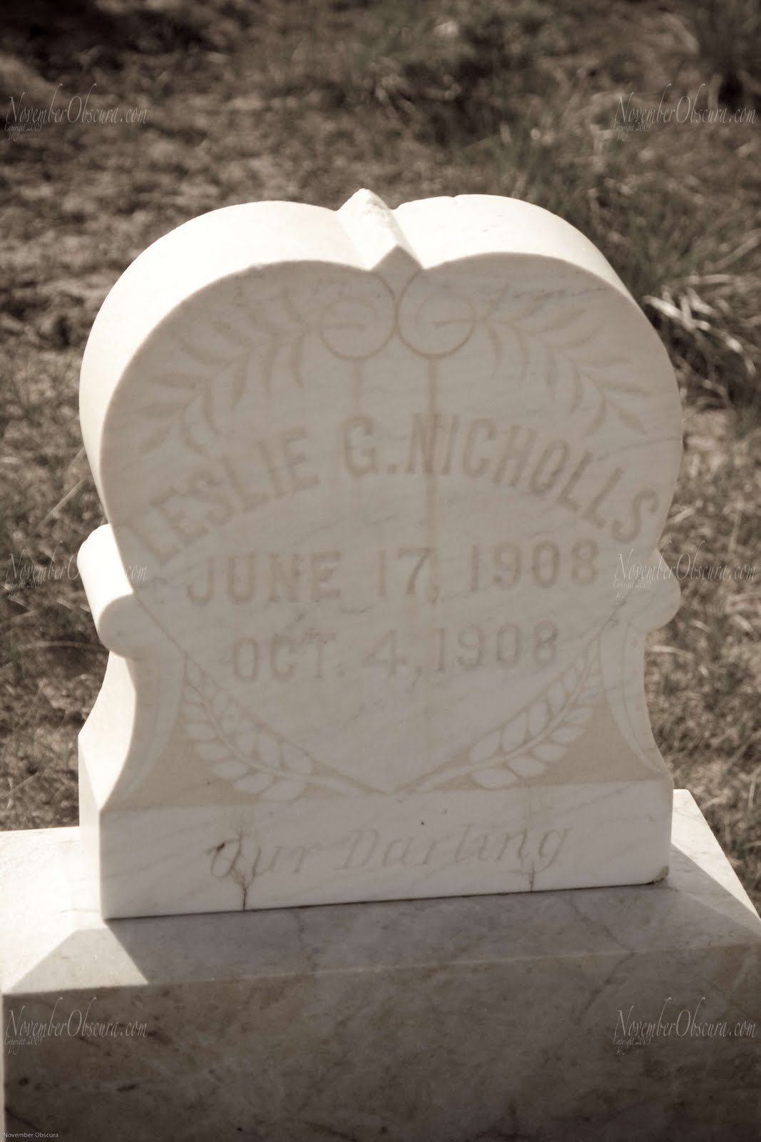 November Obscura: Miners Union Cemetery- Bodie