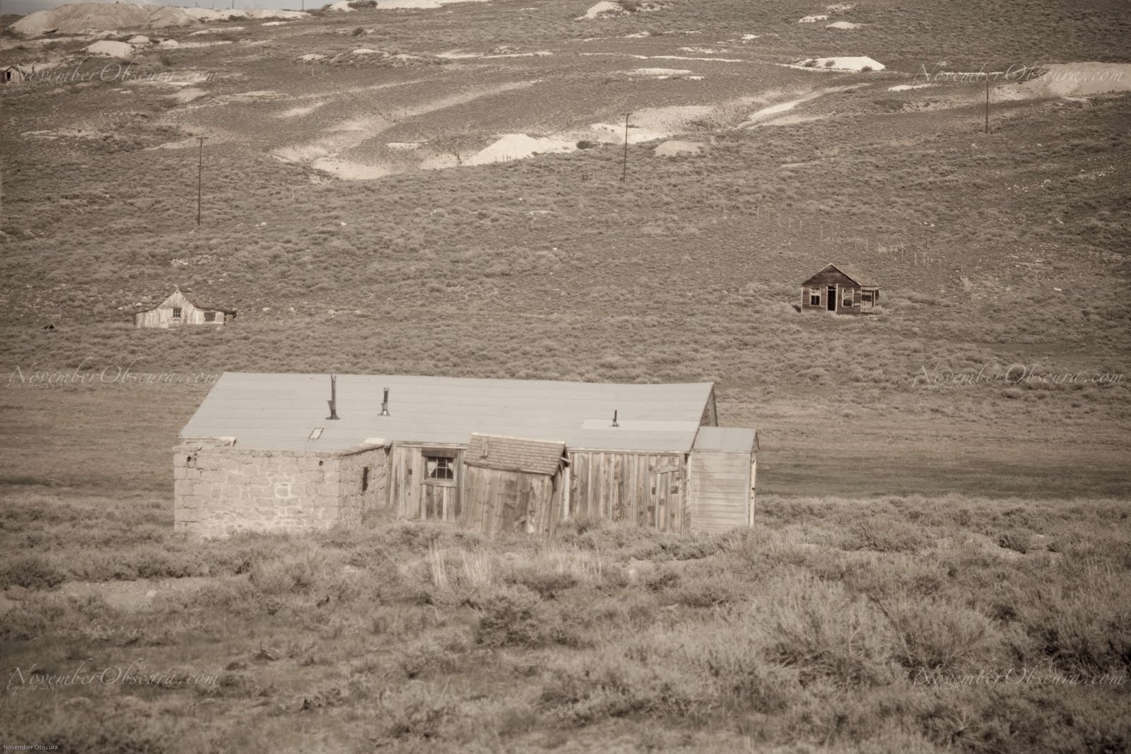 November Obscura: Miners Union Cemetery- Bodie