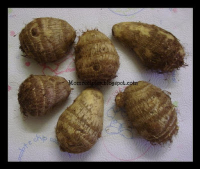 Mom's Recipies: Chamagadda Pulusu (Taro Root Pulusu )