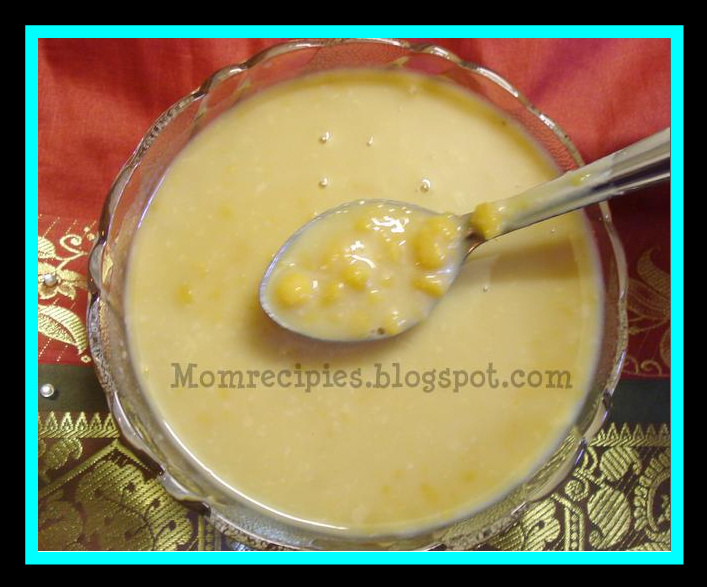 Mom's Recipies: Chana Dal Payasam / Kadalai Paruppu Payasam (Senaga ...