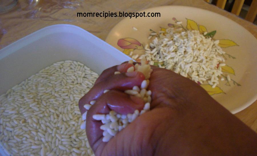 Mom's Recipies: Uggani (Puffed Rice Upma)