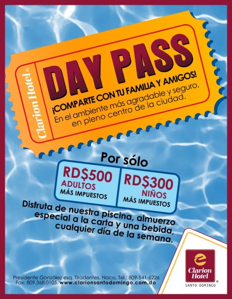 Hoteles de Santo Domingo: Day Pass Clarion