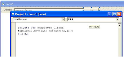 Visual Basic .NET | VB 6.0 | Sample Source Code | Tutorial: WebBrowser in VB 6.0