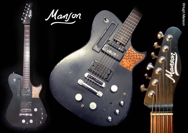 matthew bellamy guitar collection: Manson 007 - MUSE PERFORMANCE FIGURES