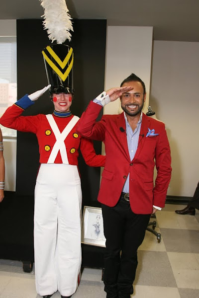 FIDM.....The Rockettes and Nick Verreos at FIDM | Nick Verreos