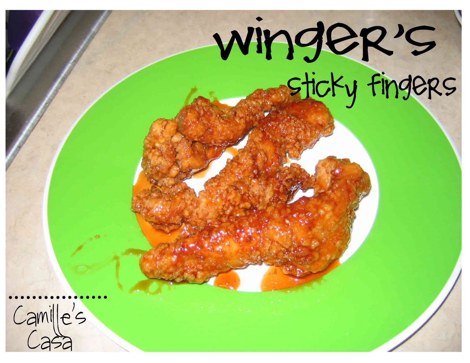 Camille's Casa: Winger's Sticky Fingers