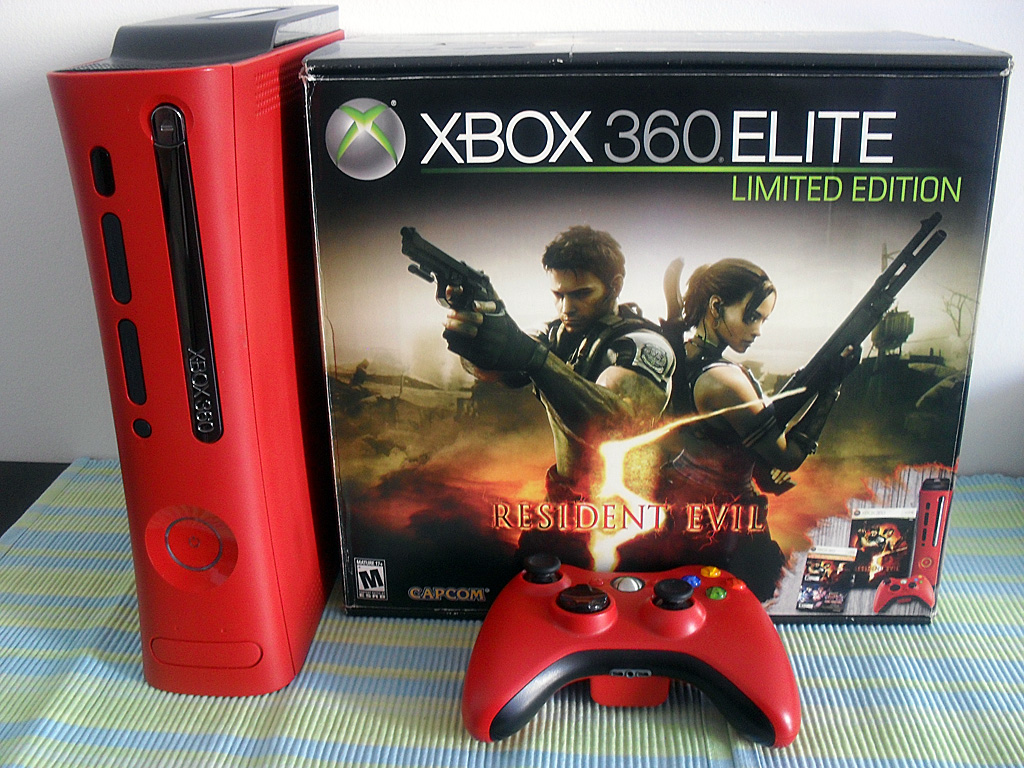Xbox 360 Elite Resident Evil Limited Edition | Evil, Resident evil ...