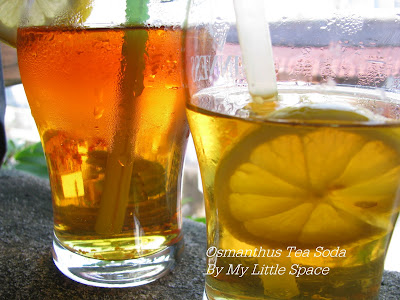 Osmanthus Tea Soda Mocktail