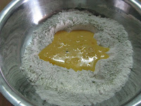 Homemade Green Tea Pasta With Mint Pesto