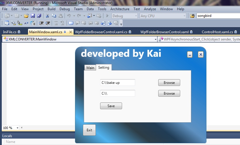 WPF/Silverlight Game development: WPF project about convert XML to text ...
