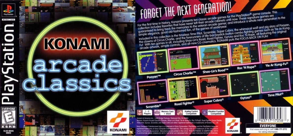 World Of My Own Design: Konami Arcade