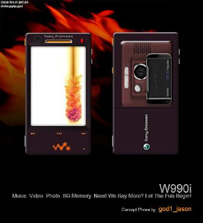 Sony Ericsson W990 and W1000 concepts - Just Another Mobile Phone Blog