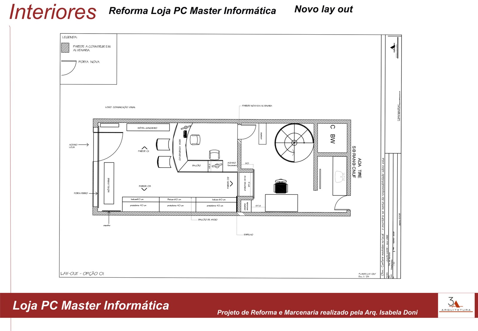3 ARQUITETURA: PROJETOS LOJAS
