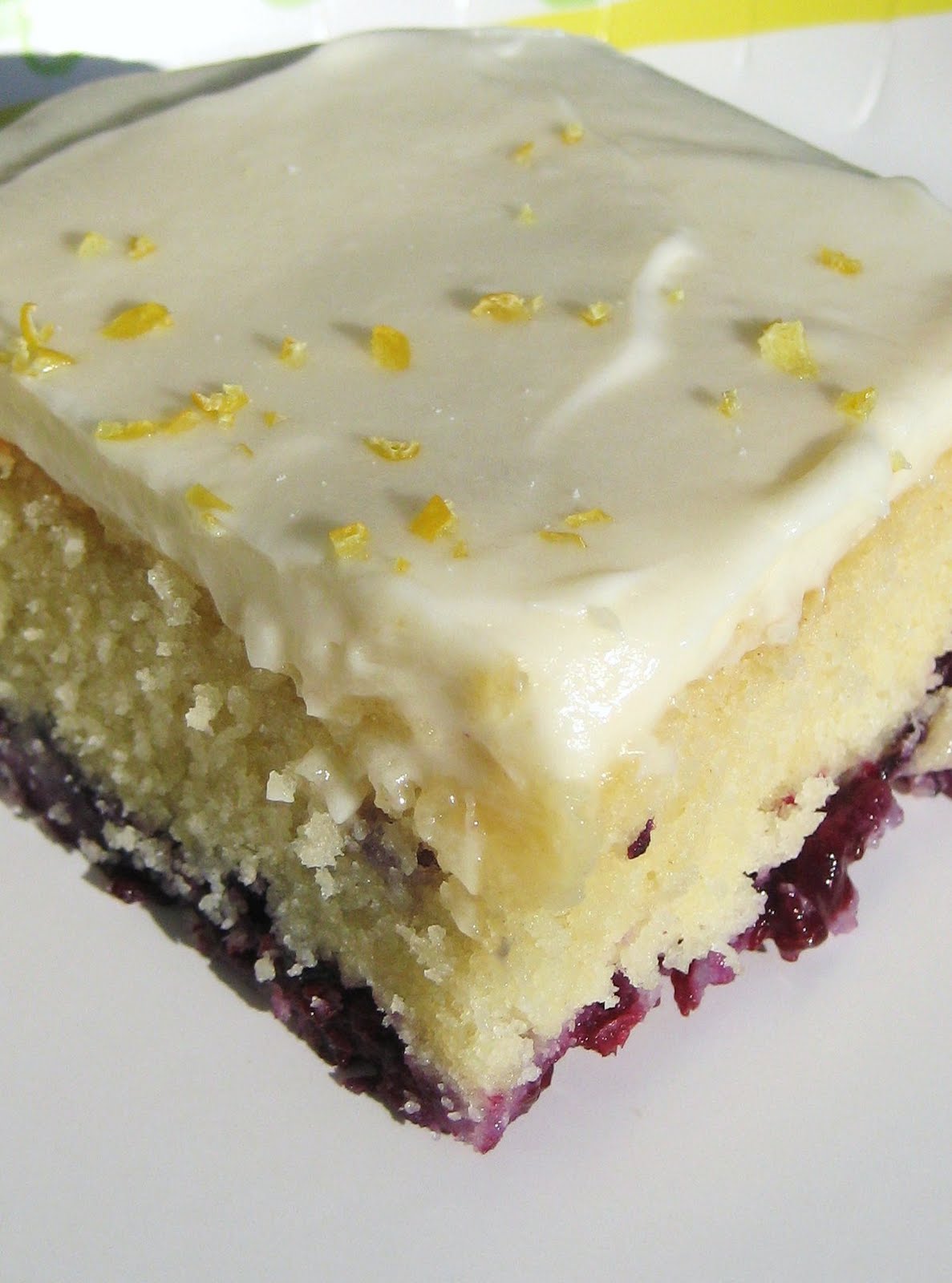 Miranda's Recipes: Blueberry Lemon Cake with Lemon Cream Cheese Frosting