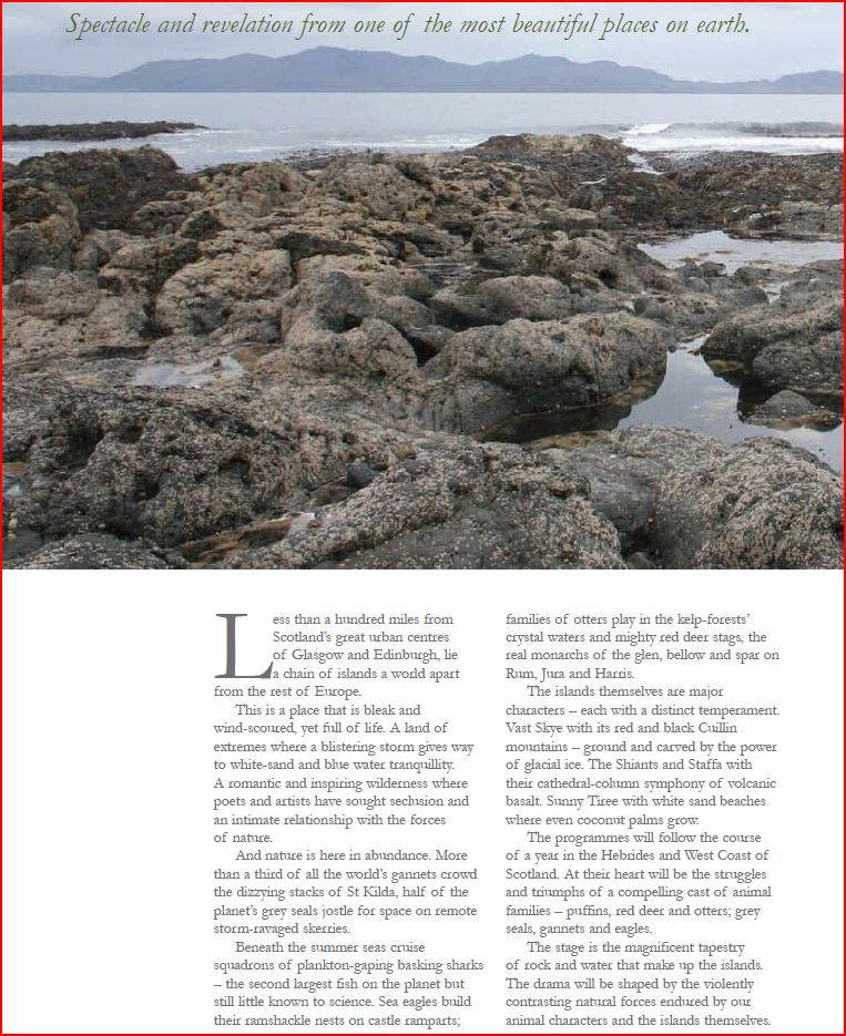 Islay Natural History Trust: BBC commission major new series featuring ...