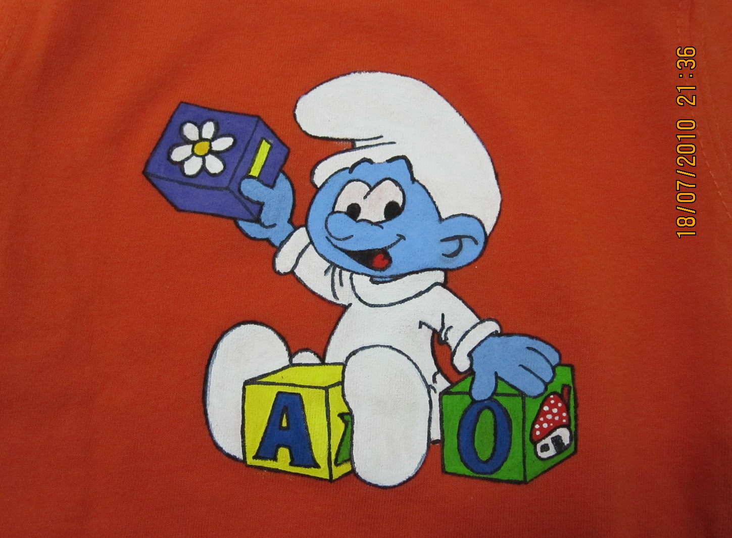Blog de punto de cruz y más labores de Tulu de Ory: Pumuki y Pitufín