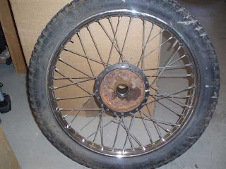 Triumph Tiger Cub Renovation: Wheel Rims