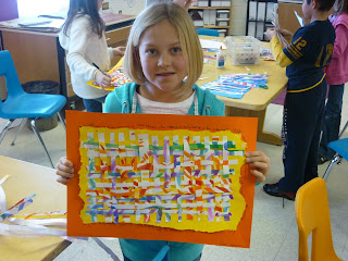 Mrs. Jahner's Art Room: 4th Grade - Warm and Cool Color Weavings