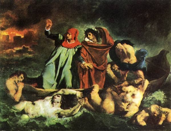 Eugene Delacroix Dante And Virgil In Hell