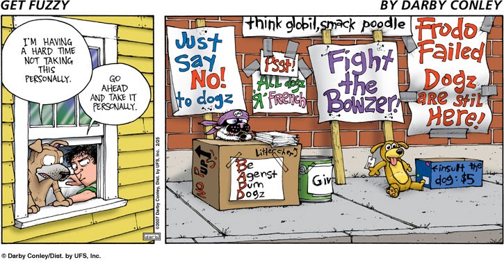 Get Fuzzy Comic Strip