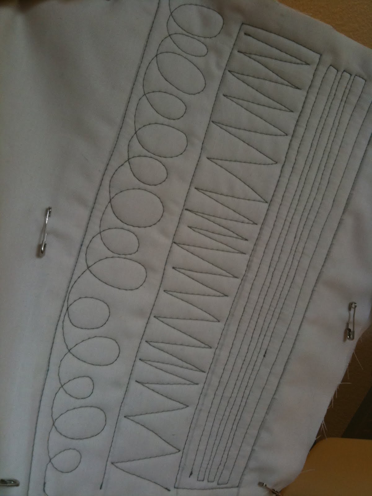 A Few Scraps: Free Motion Quilting Basics: Practice Stitching