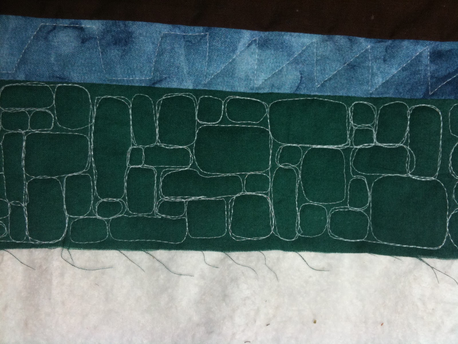 A Few Scraps: Free Motion Quilt Along: Pebbles