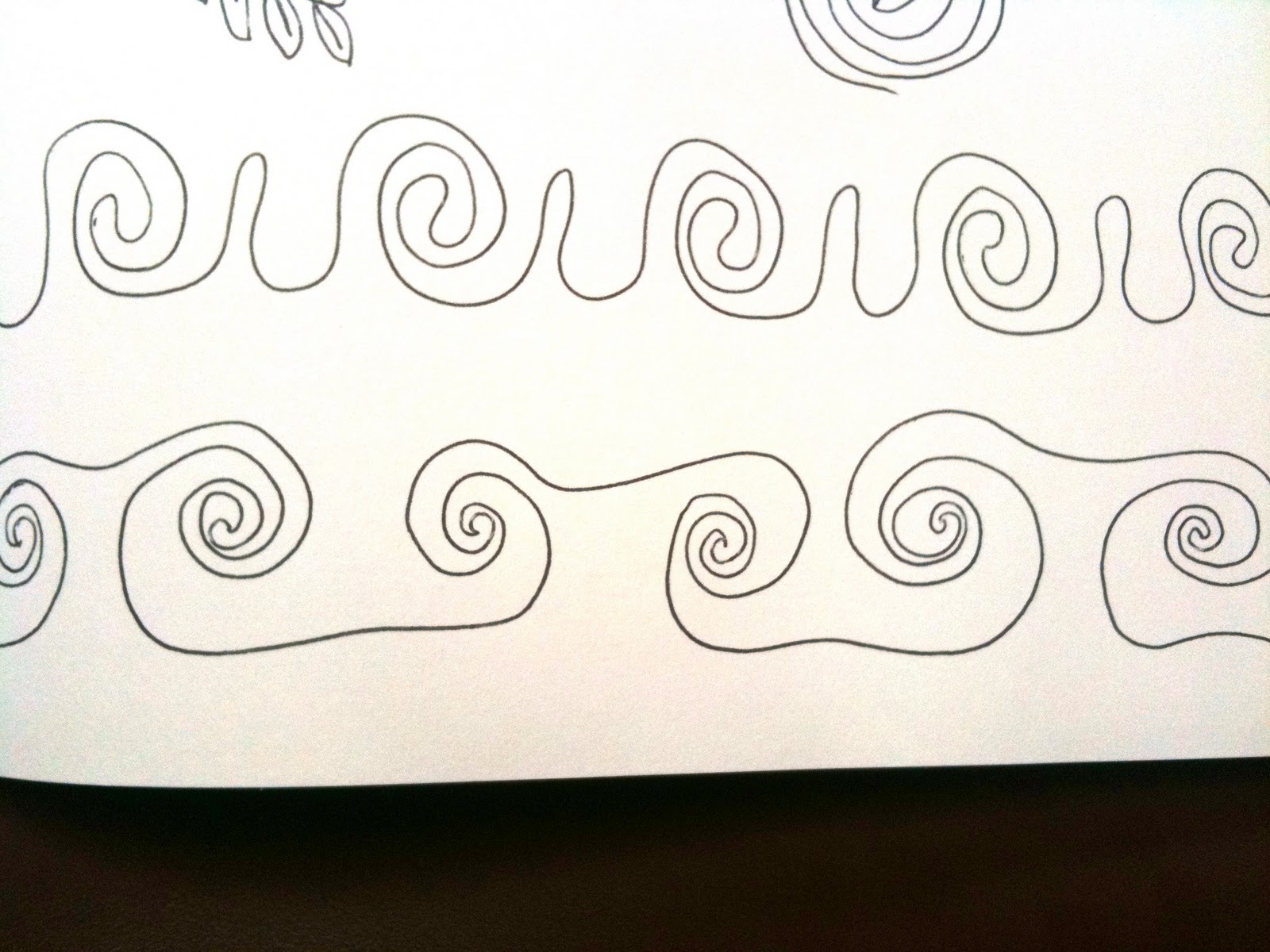 A Few Scraps: Free Motion Quilting Designs: Spirals