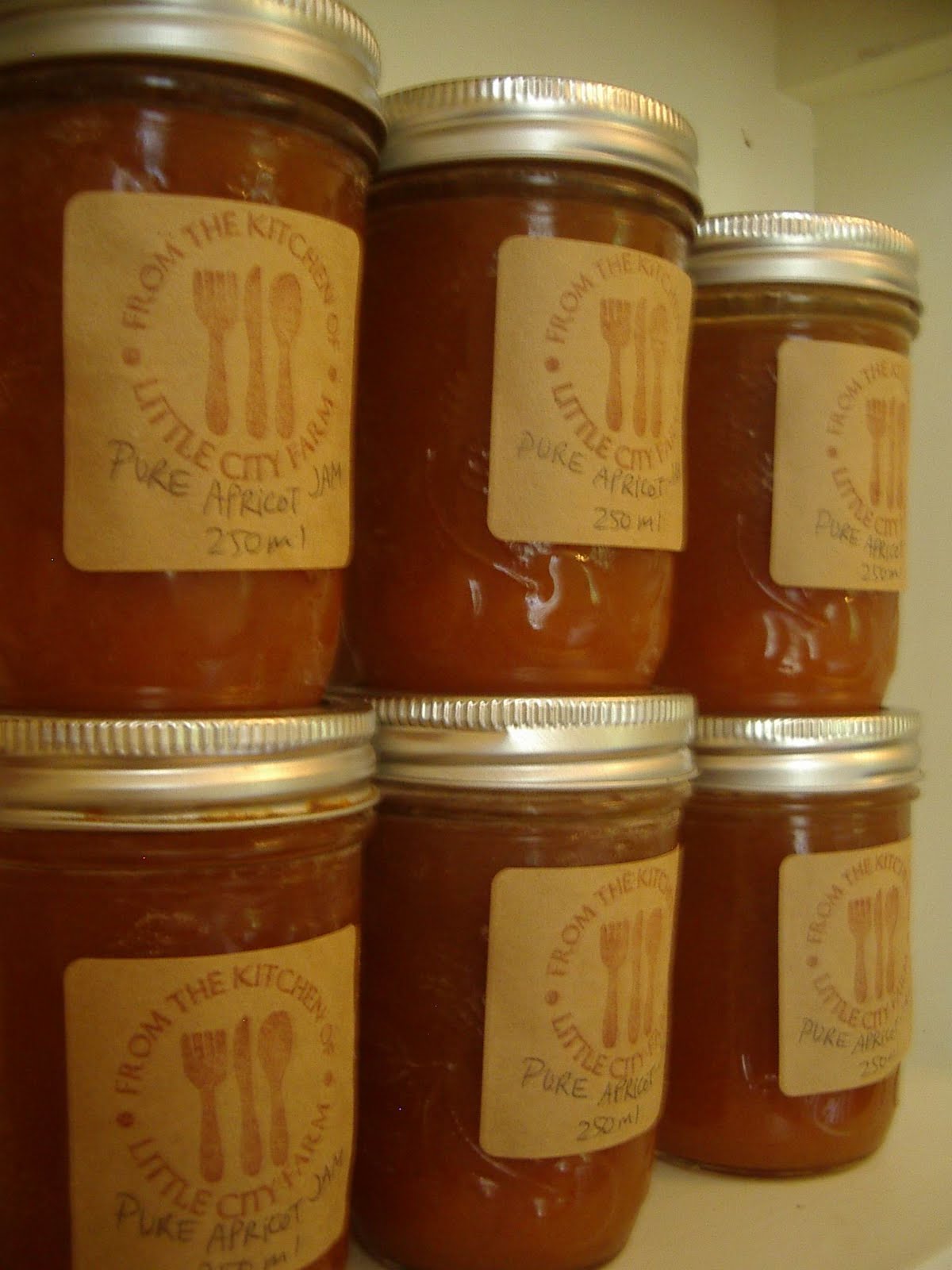 Little City Farm: Fall jams & jellies - apricot, wild apple, spiced ...