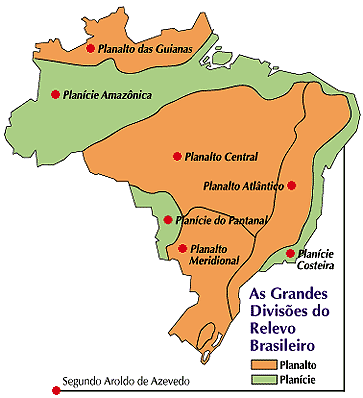 PRA SEMPRE GEOGRAFIA: CLASSIFICAÇÃO DO RELEVO BRASILEIRO
