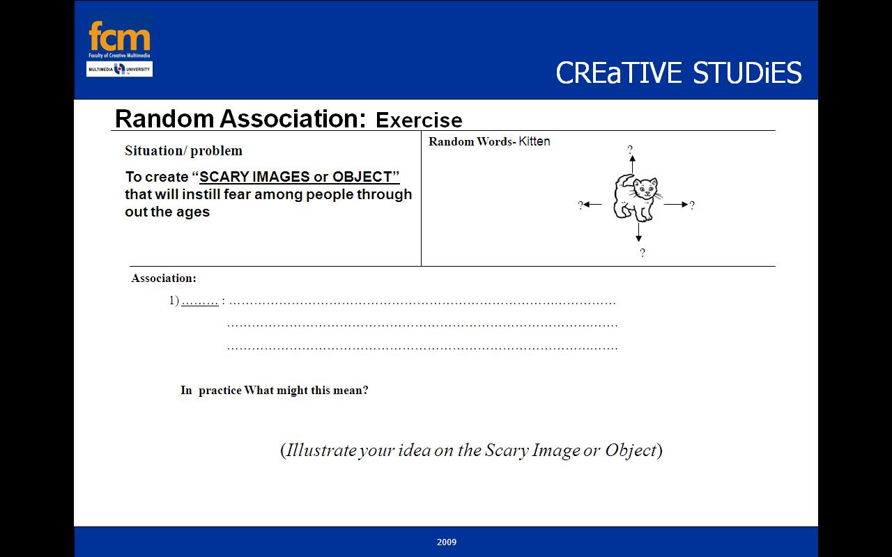 Creative Studies.: Random Association