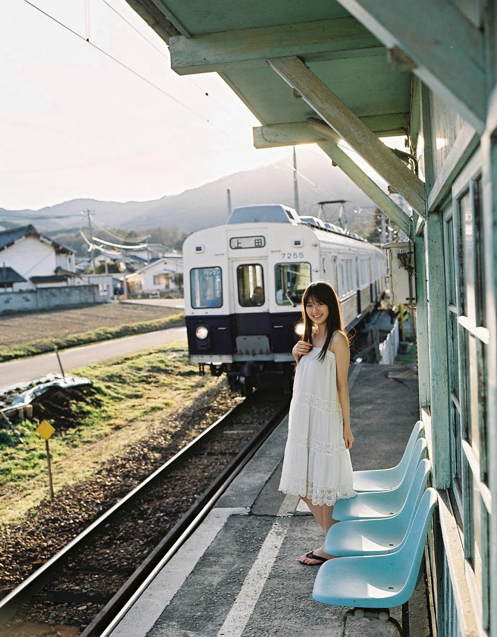 Rina Aizawa at train station | Japanese Idol 2012
