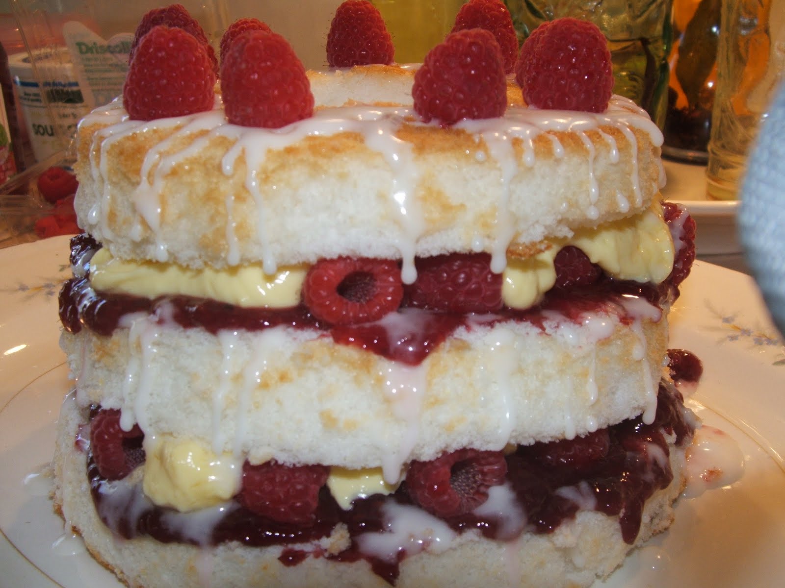 Heaven's Walk: Raspberry-Lime Birthday Cake at Heaven's Walk