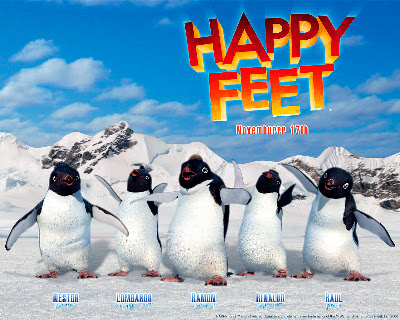 THE MOVIE SHELF: NO.2: MOVIE REVIEW REVIEW: HAPPY FEET: ANIMATION WORLD ...