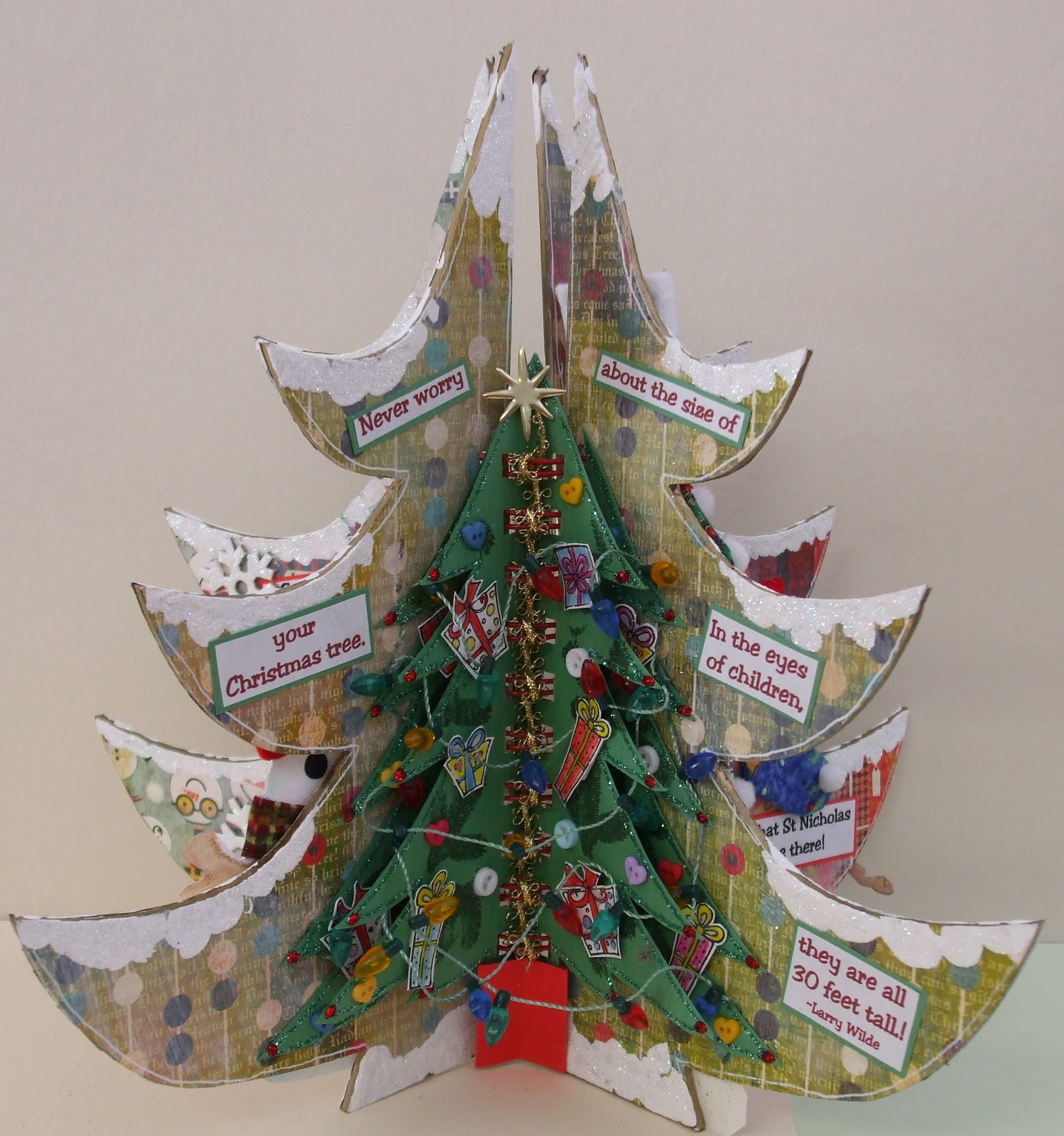 Karen's Carry Ons: CHRISTMAS TREE BOOK