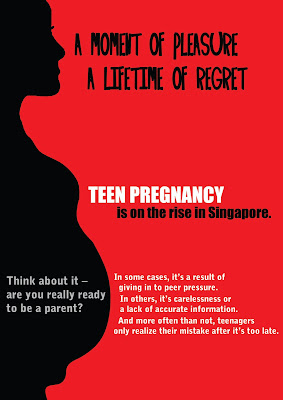 Hani's Portfolio Development: Teen Pregnancy Poster