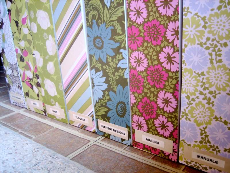 Pretty Scrapbook Paper Covered Magazine File ~ Tutorial - The Cottage Mama