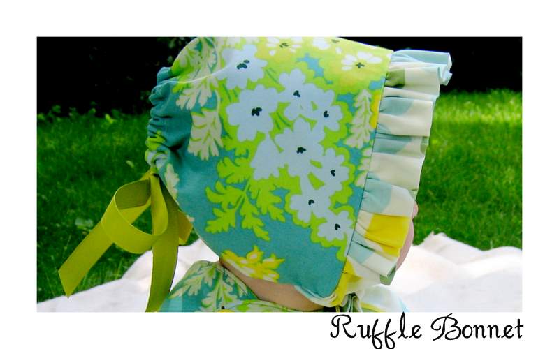 Ruffle Bonnet Tutorial - The Cottage Mama