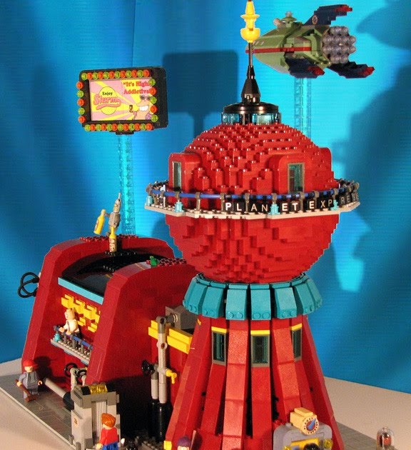 Gfest: Futurama's Planet Express In Legos = Awesome