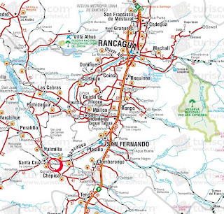 turismo en regiones: Mapa Rutero de la VI Región del Libertador ...