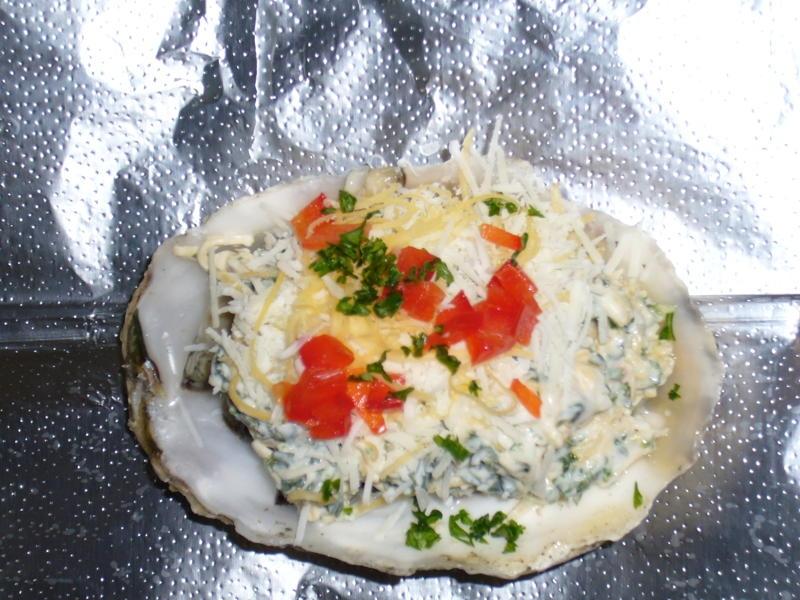 Mediterranean Cookout: Wood Fired Clams and Oysters Rockefeller with ...