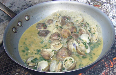 Mediterranean Cookout: Wood Fired Clams and Oysters Rockefeller with ...