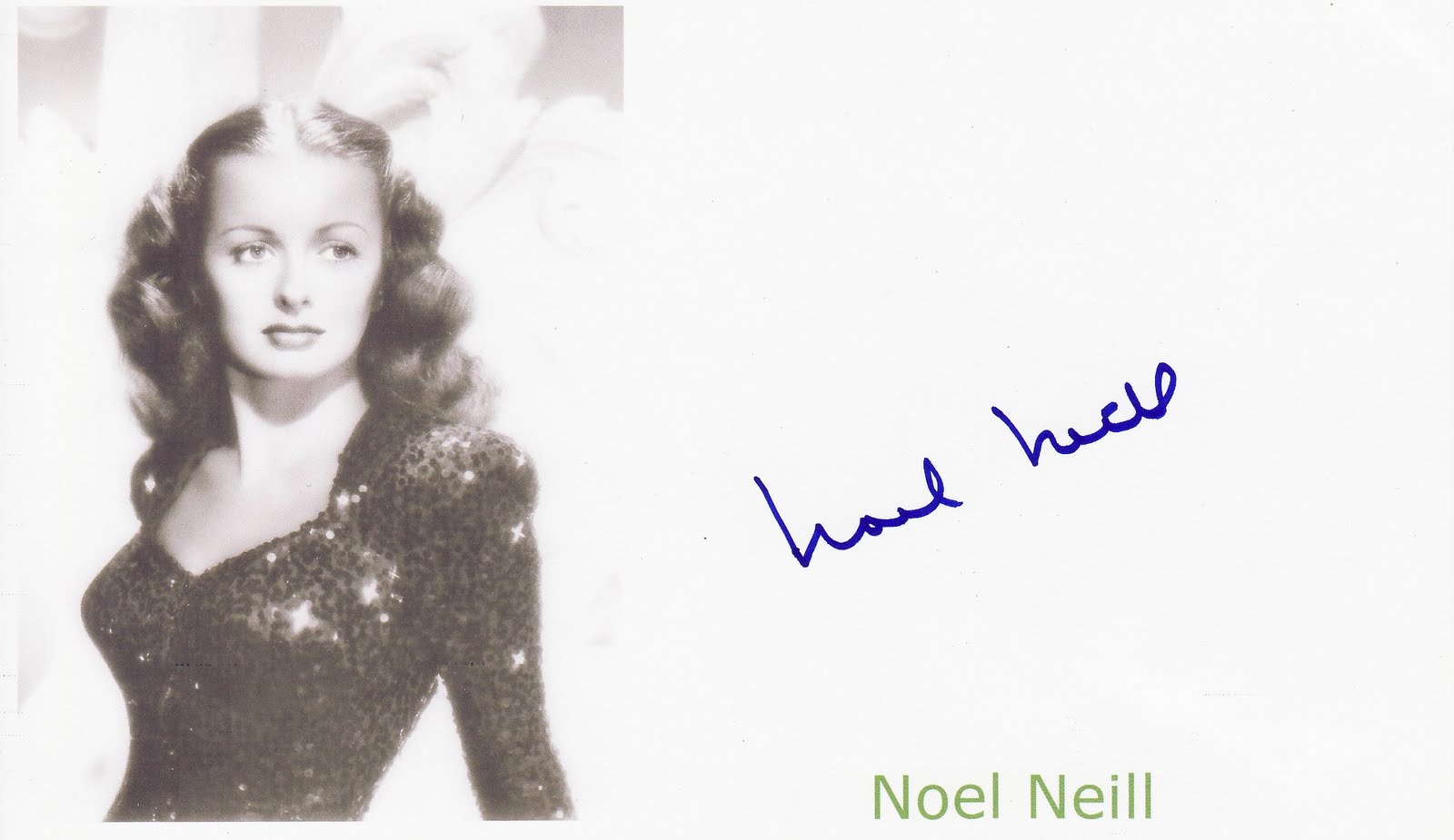 Kiwiautogal's Autographs: Noel Neill