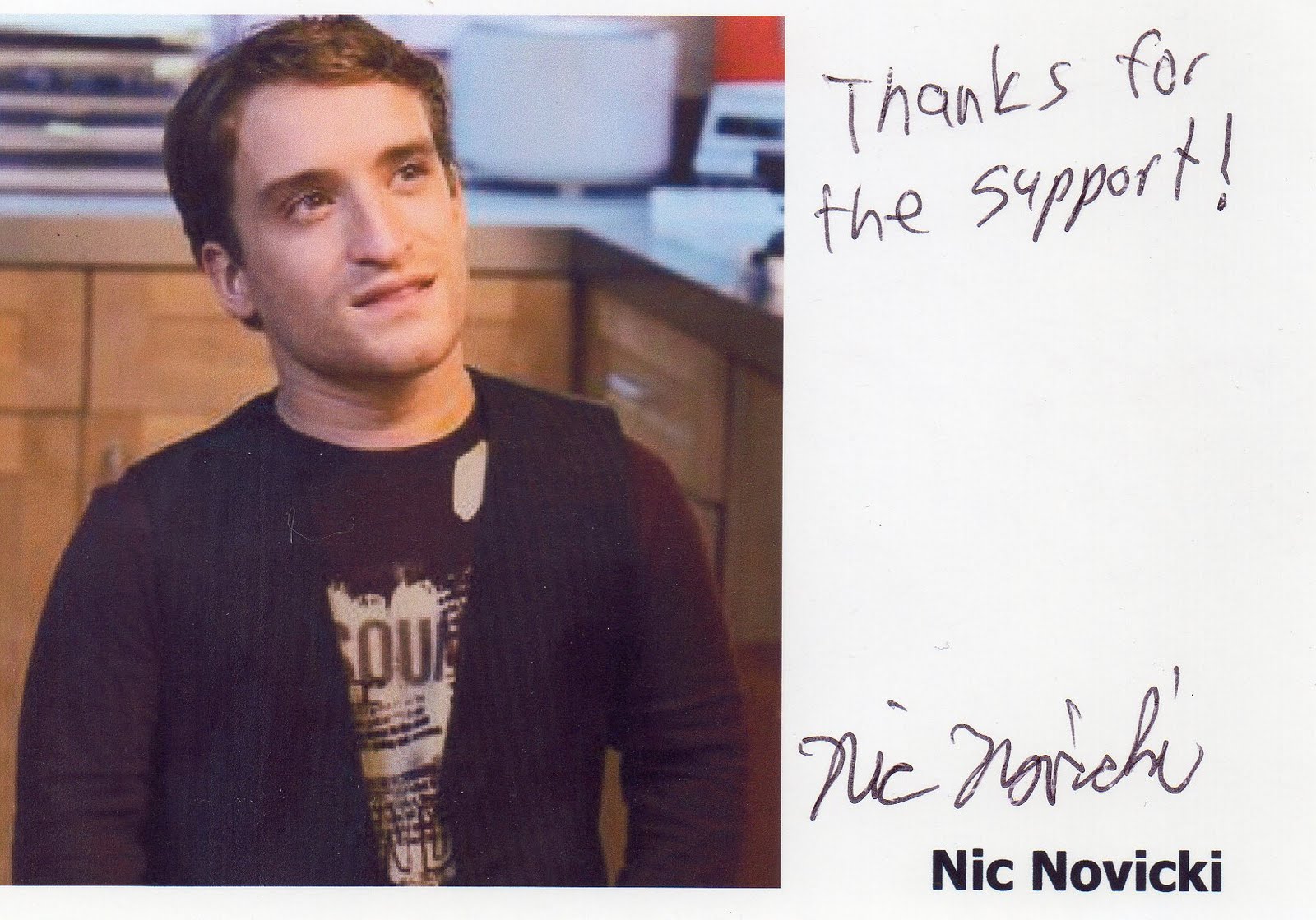 Kiwiautogal's Autographs: Nic Novicki