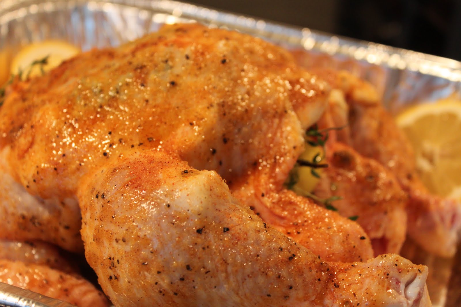 My Affair With Truffles: Oven Roasted Lemon, Garlic, Thyme Chicken with ...