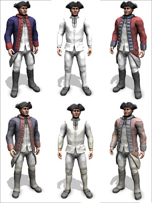 adh3d 3d models for poser: WIP 5: American revolution soldier...