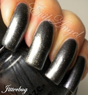 Black nail polish and lip gloss: I'm Baty for Jitterbug! China Glaze ...