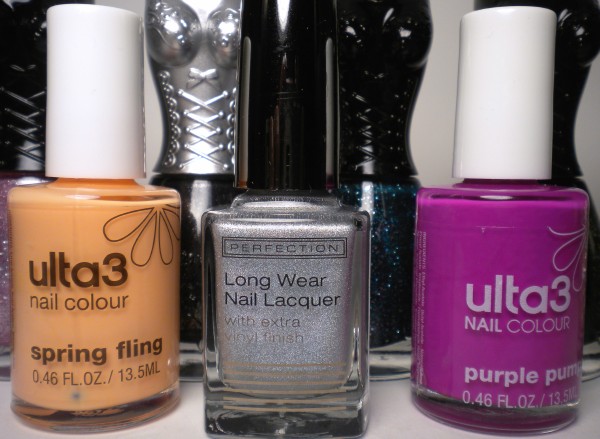 Black nail polish and lip gloss: Bewbies & Nail Polish