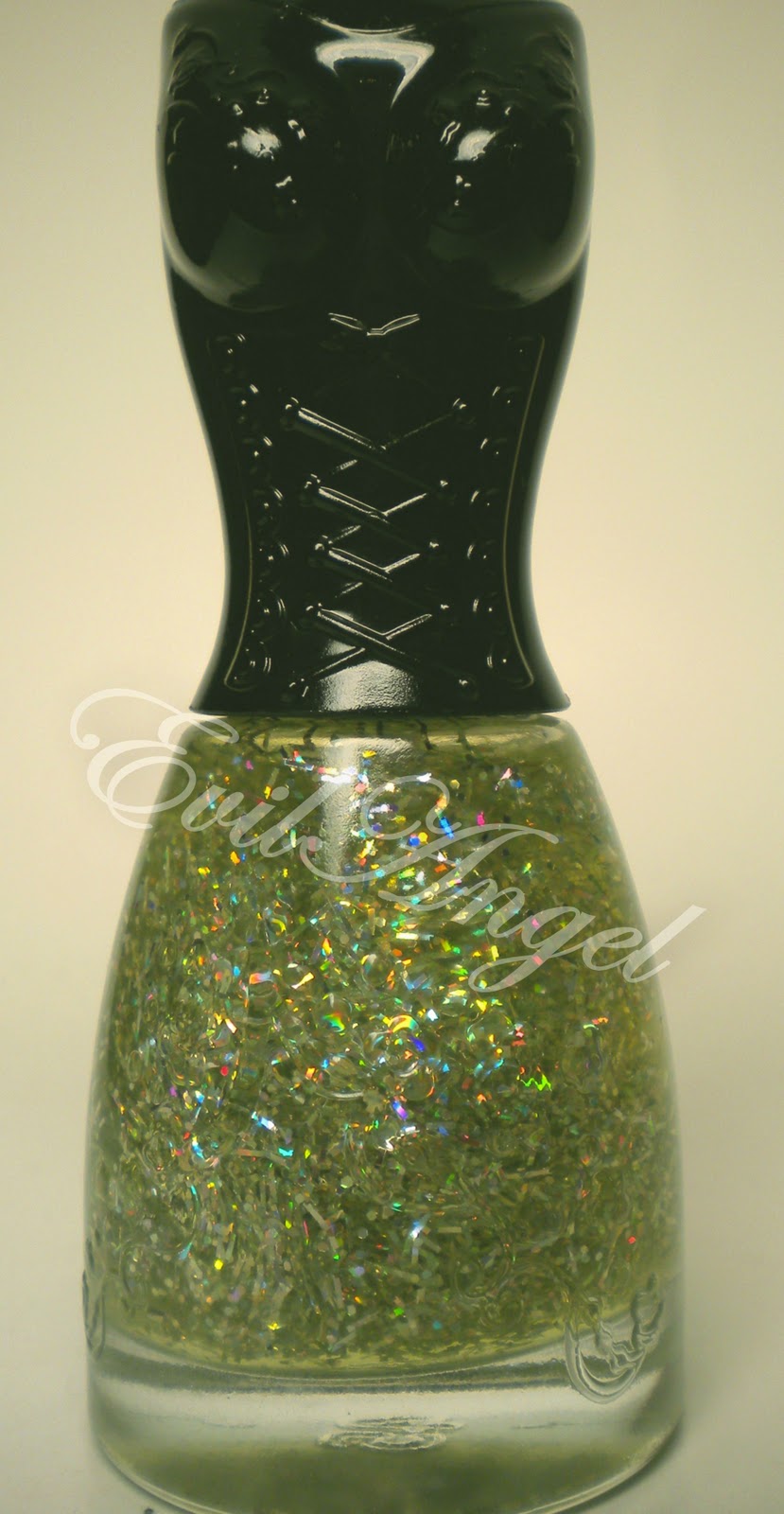 Black nail polish and lip gloss: Bewbies & Nail Polish